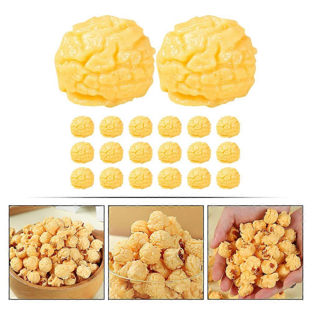 20pcs Popcorn Prop Simulation Popcorn Decoration Fake Popcorn Model ...