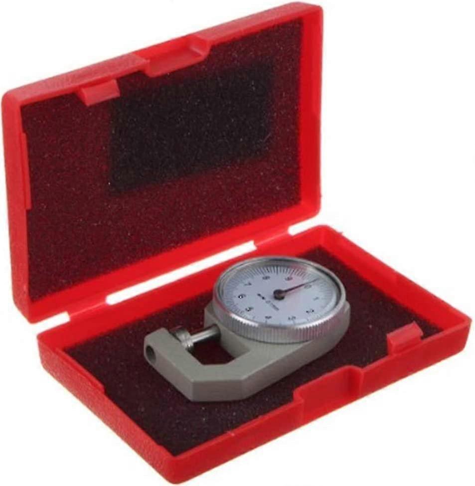 Digital Thickness Gauge, Round Dial, 0.1mm, Accuracy For Paper, Leather ...
