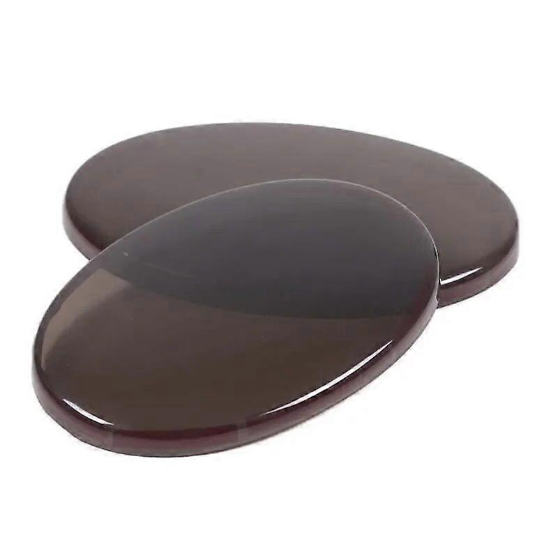 Car Front Rear Badge Ring Cover Logo Cover Trim Smoky Black Sticker Fit ...