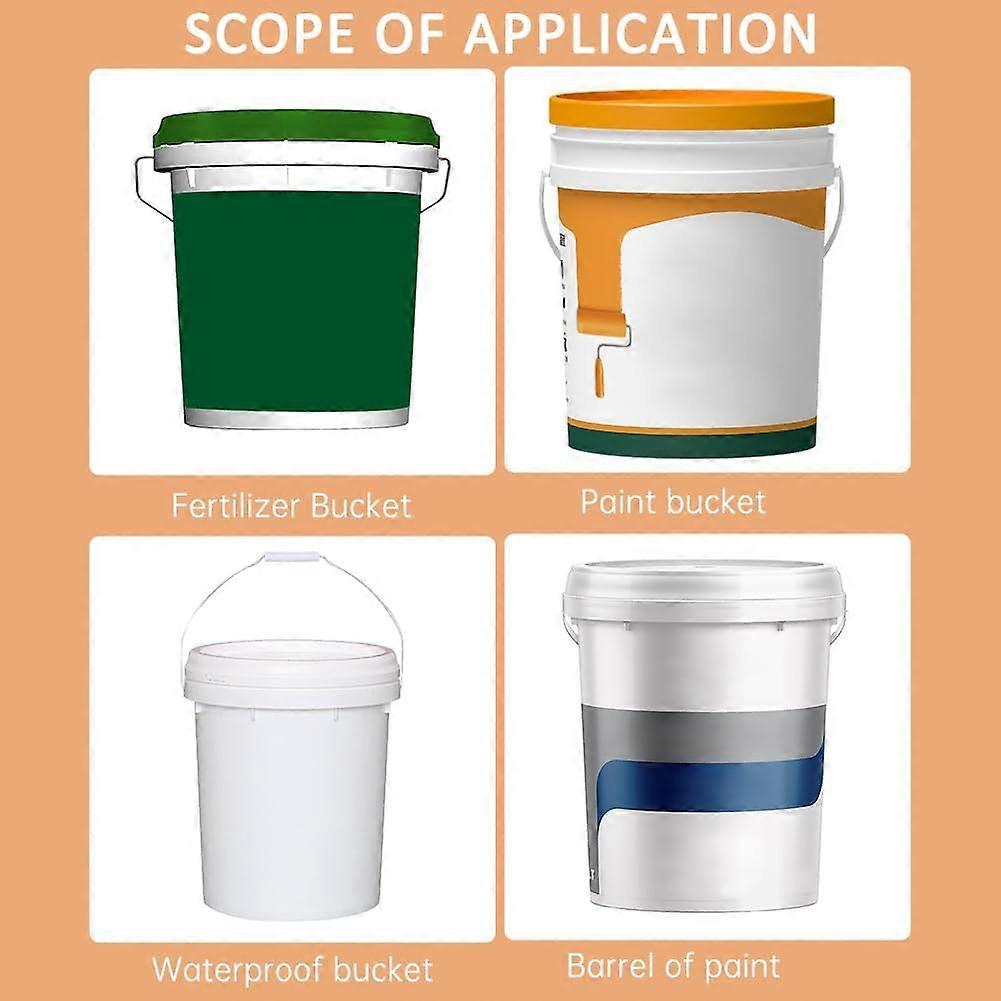 2pcs Aluminum Alloy Bucket Opener, 5 Gallon Pail Opener Manual, Metal ...