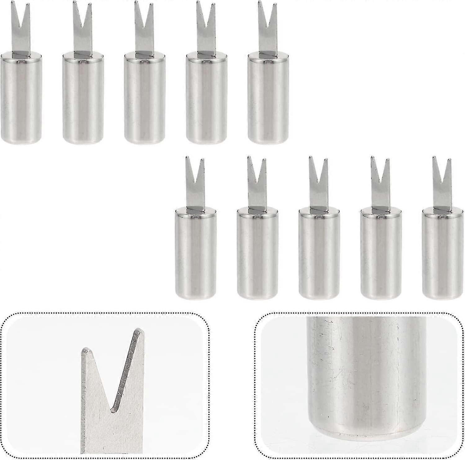 10pcs Corn Cob Holders Stainless Steel Corn On The Cob Skewers Fruit Food Forks Corn Forks Prong ...