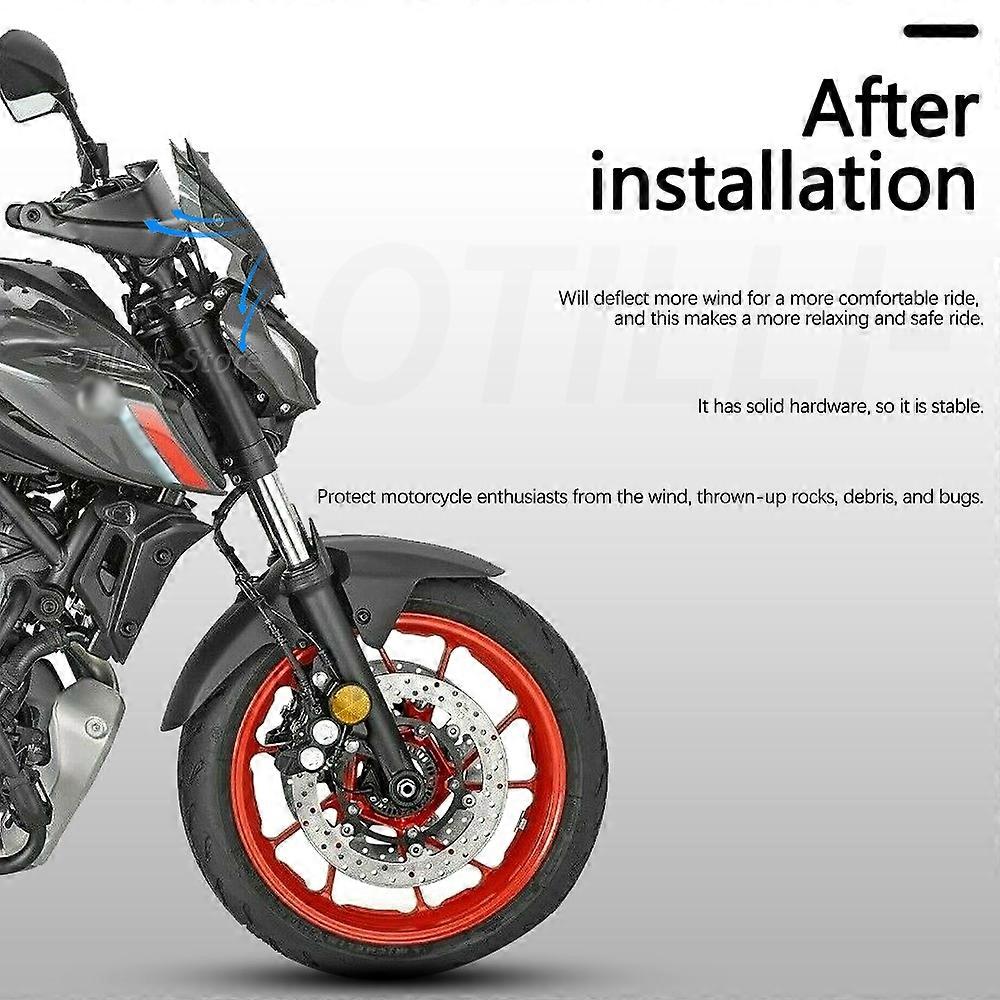 Motorcycles New Accessories Windscreen MT07 2021 2022 Windshield Wind ...