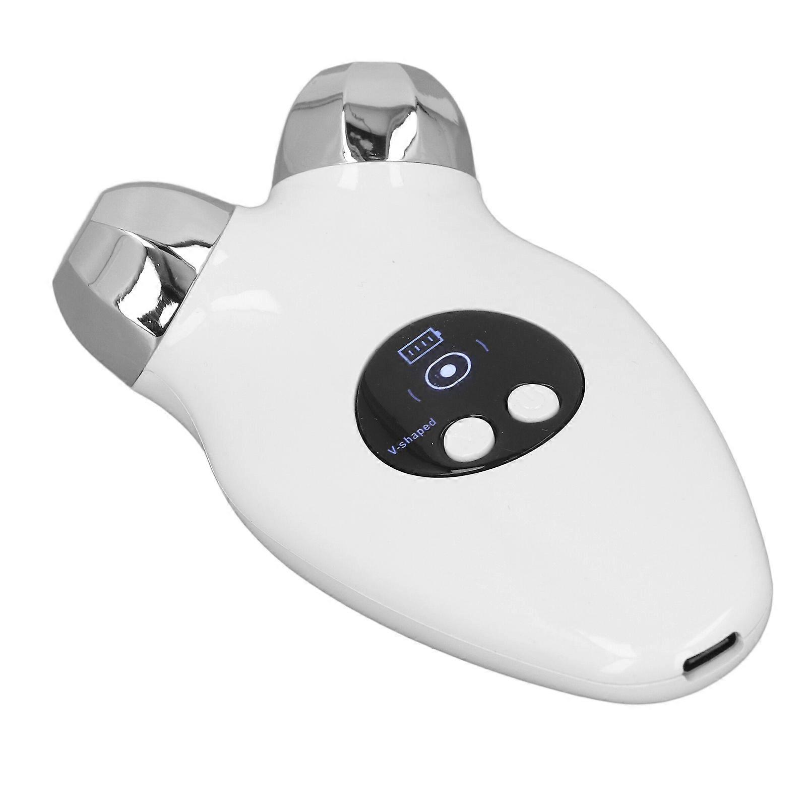 Microcurrent Facial Massager Roller Anti Aging Skin Tightening Lifting ...