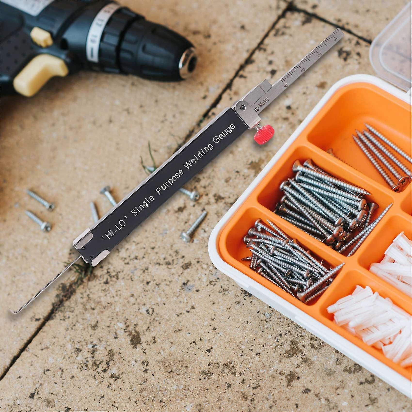 Welding Inspection Scale Small Height Gauge Hi-Lo Dedicated Internal ...