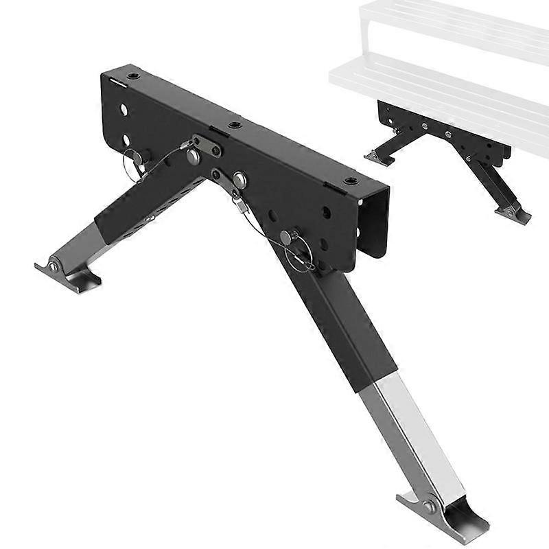 Heavy Duty RV Entry Step Stabilizer Foldable Ground Support Jacks Easy ...