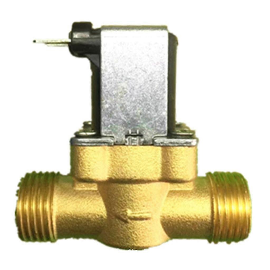 Water Inlet Solenoid Valve Whole Brass 1/2" Normally Closed Valve For ...