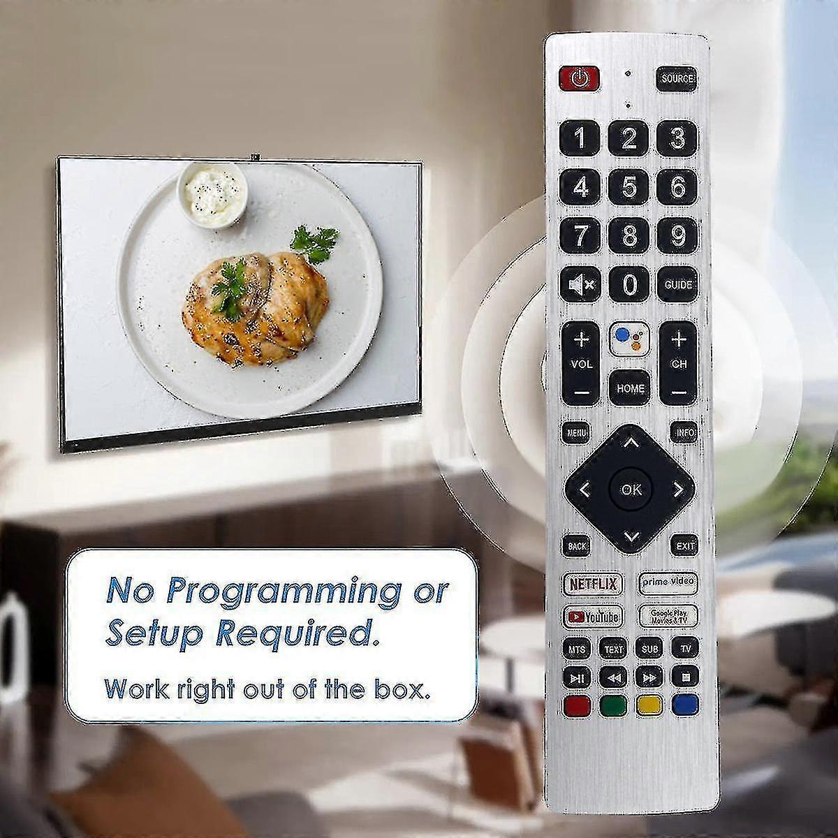 Sharp Tv Remote Control Replacement - Rmc0133 - Free Setup | Fruugo UK