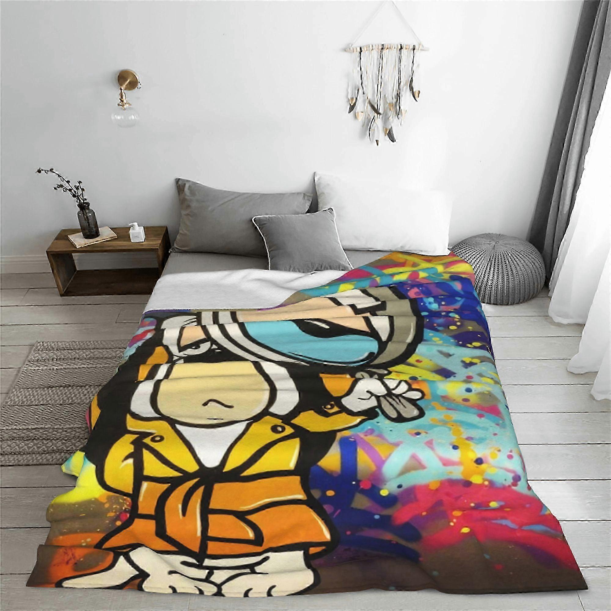 Droopy Throw Blanket Soft Plush Travel Blanket For Bedroom Living Room ...