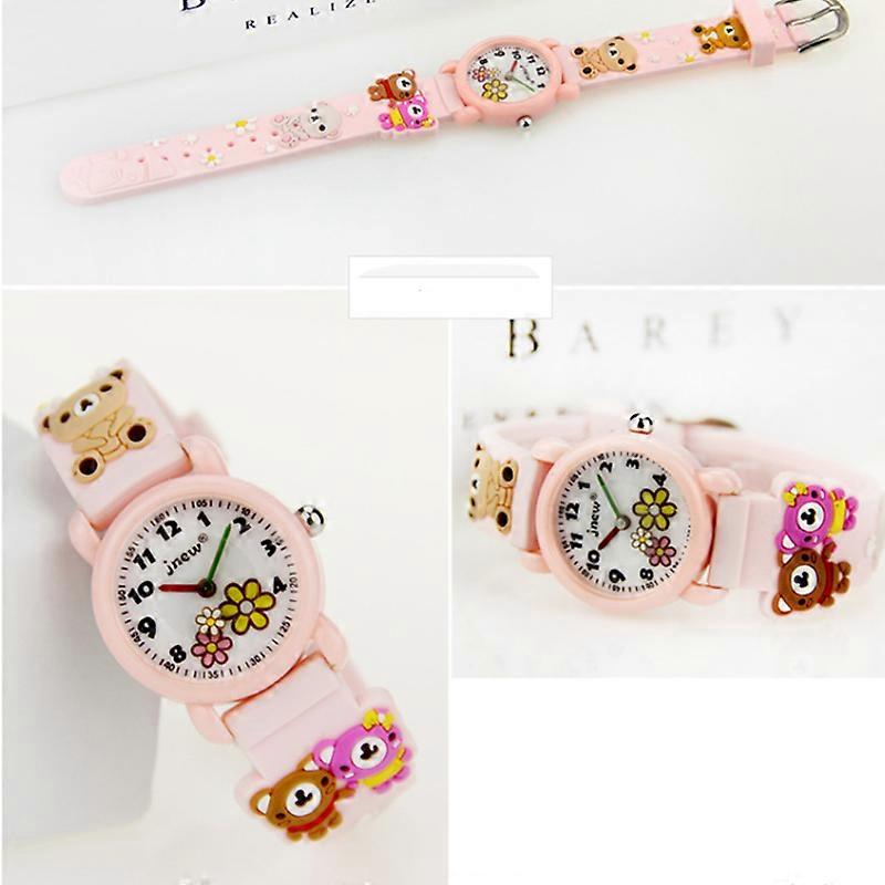 Børneur Tegneserie Pige Ur Vandtæt 3D Sød Tegneserie Legetøj Ur | Fruugo DK