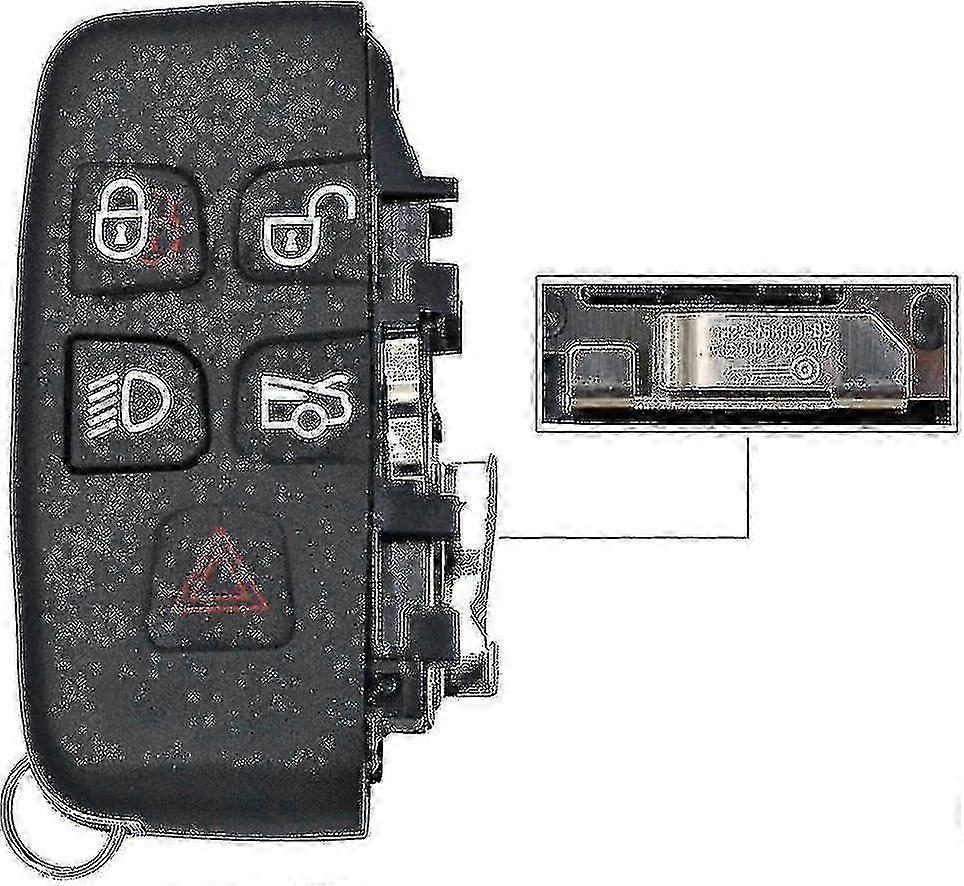 Buttons Remote Key Fob Shell For Land Rover Range R0ver Sport Lr4 ...