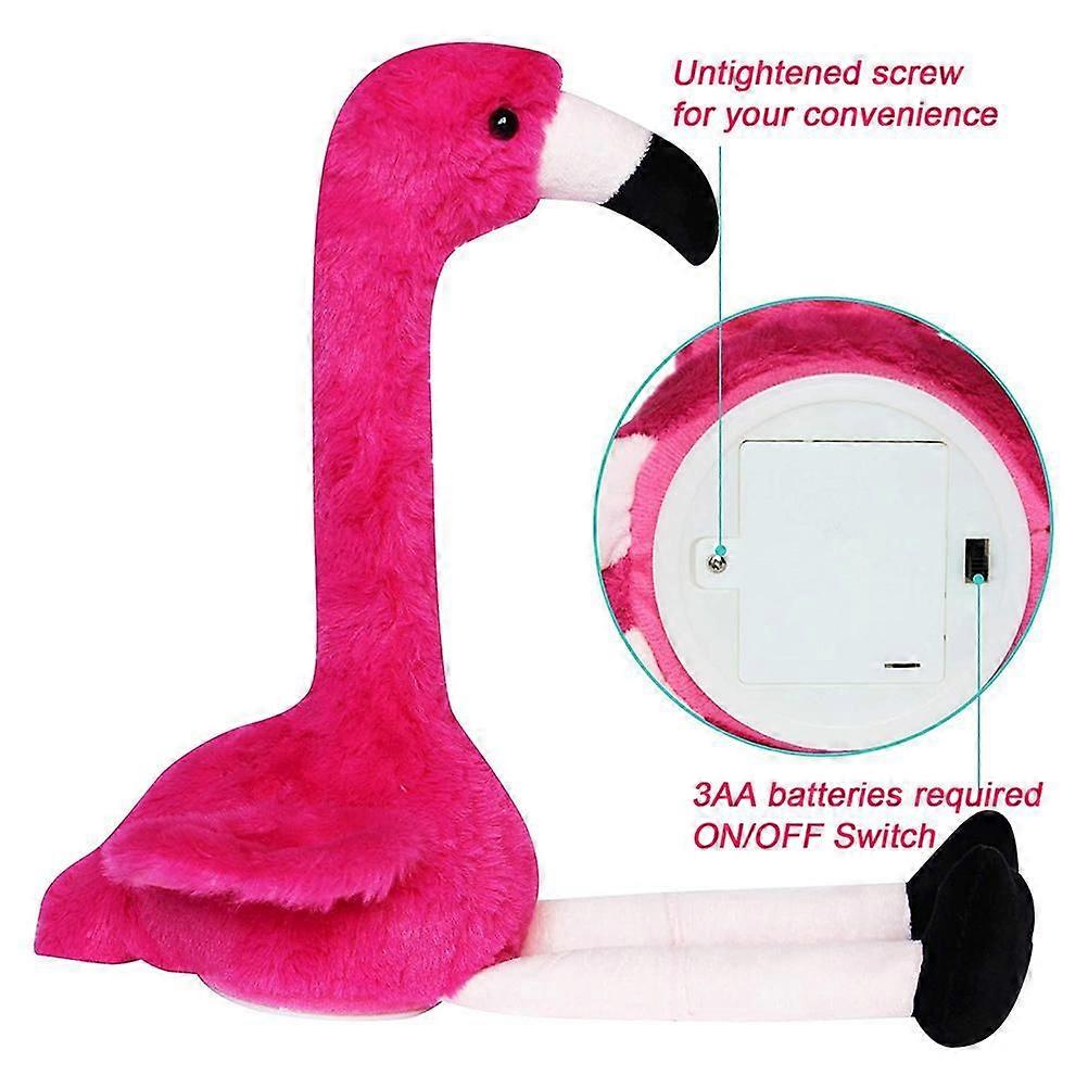 Flamingo Plush Dancing Toy Electric Flamingo Stuffed Toy Talks and ...