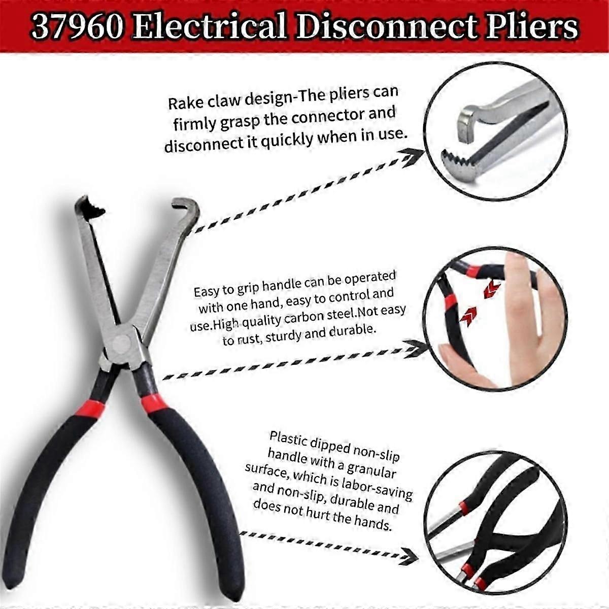 Fixion Tools Pliers, Electrical Disconnect Pliers for Cars, Electrical ...
