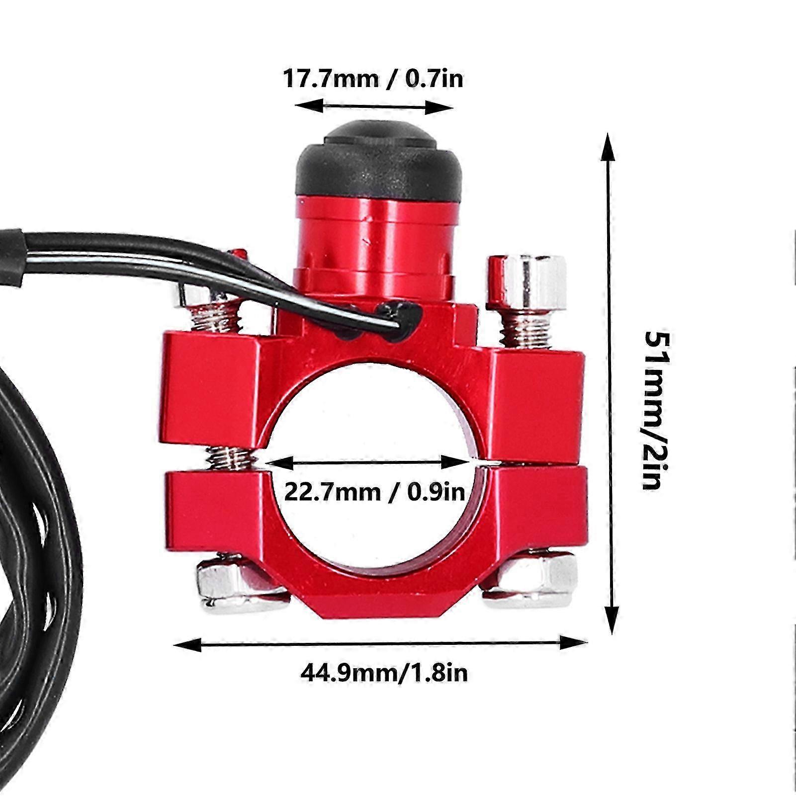 Universal Engine Stop Start Kill Switch with Mounting Backplate for 7 ...