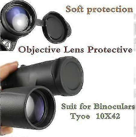 Objective Lens Caps with Rainguard - Protective Covers for 10x42 ...