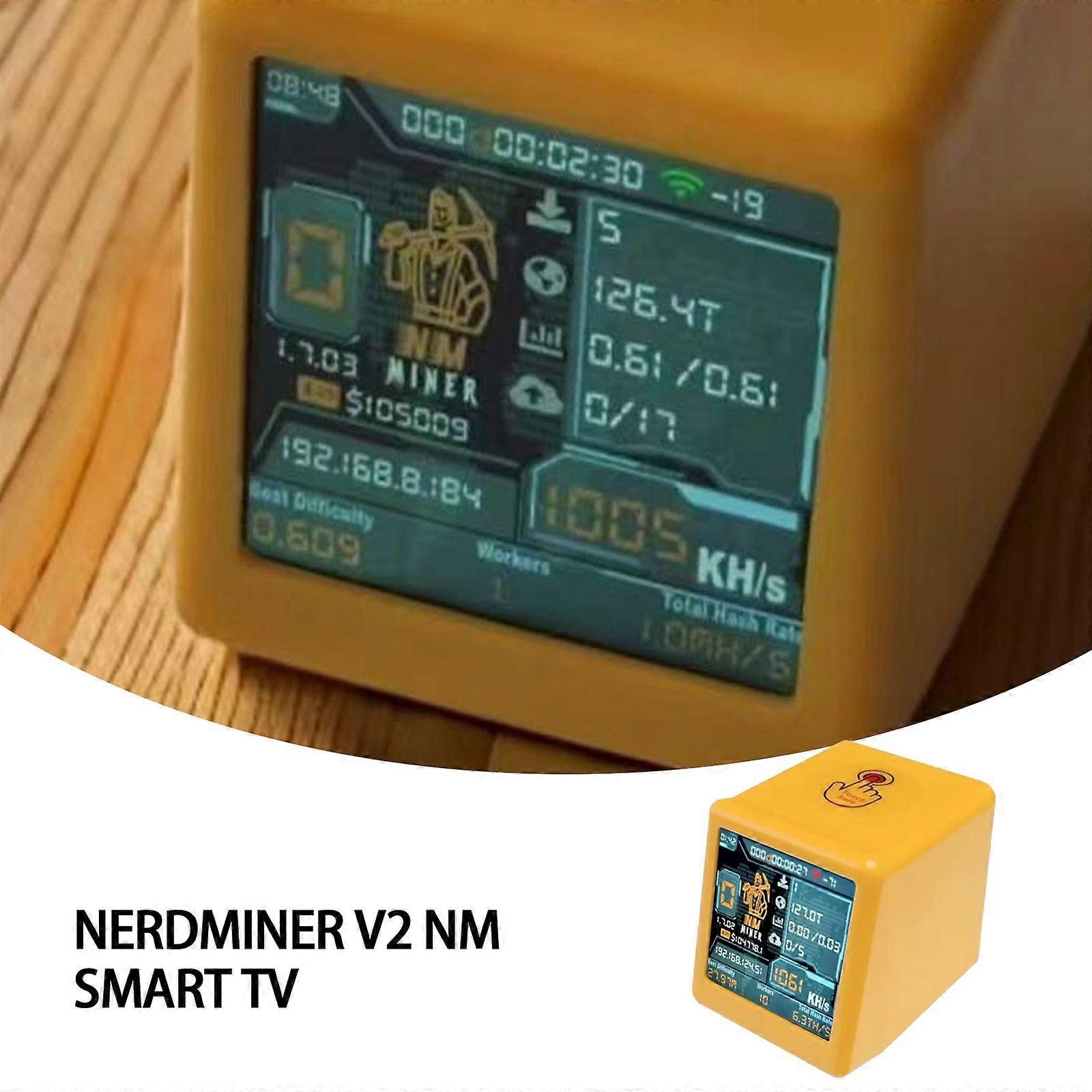 NMMiner Smart TV 1000KH/s Fast Nerdminer v2 ESP32 BTC SOLO Lottery ...