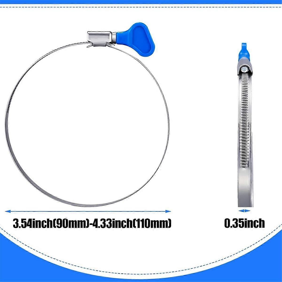 20 Pcs 4 Inch Key Hose Clamp Thumb Screw Key Adjustable Pipe Clamp ...
