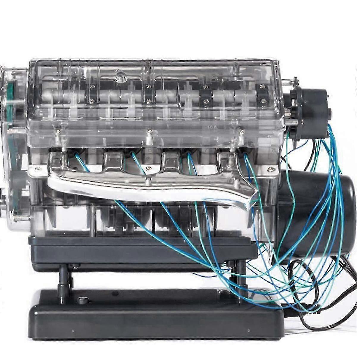Mini V8 Engine Model Kit Internal Combustion Model V8 Motor Simulation ...