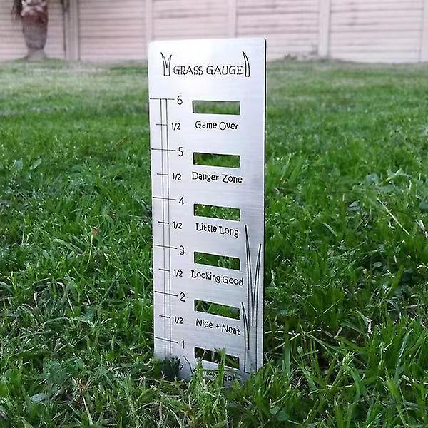 Grass Gauge，Stainless Steel Great Outdoor Grass Ruler Prune Plant ...
