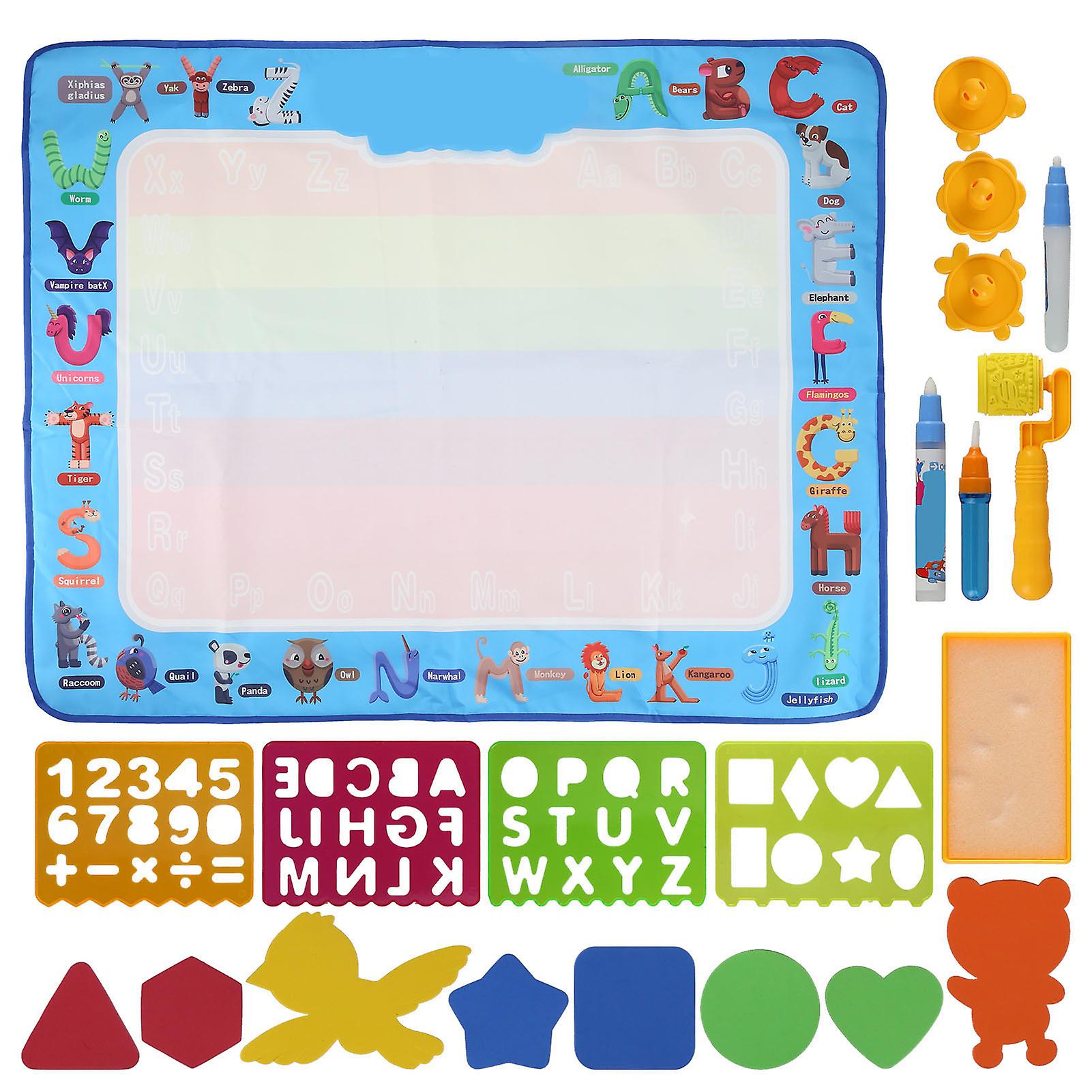 Kid Water Coloring Mat Cute Cartoon Animal Pattern Children Water ...