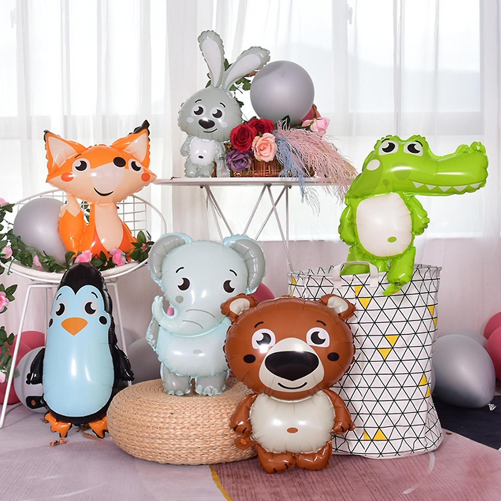 Balloon Cartoon Shape Not Easy Punctured Plastic Foil Animal Birthday ...