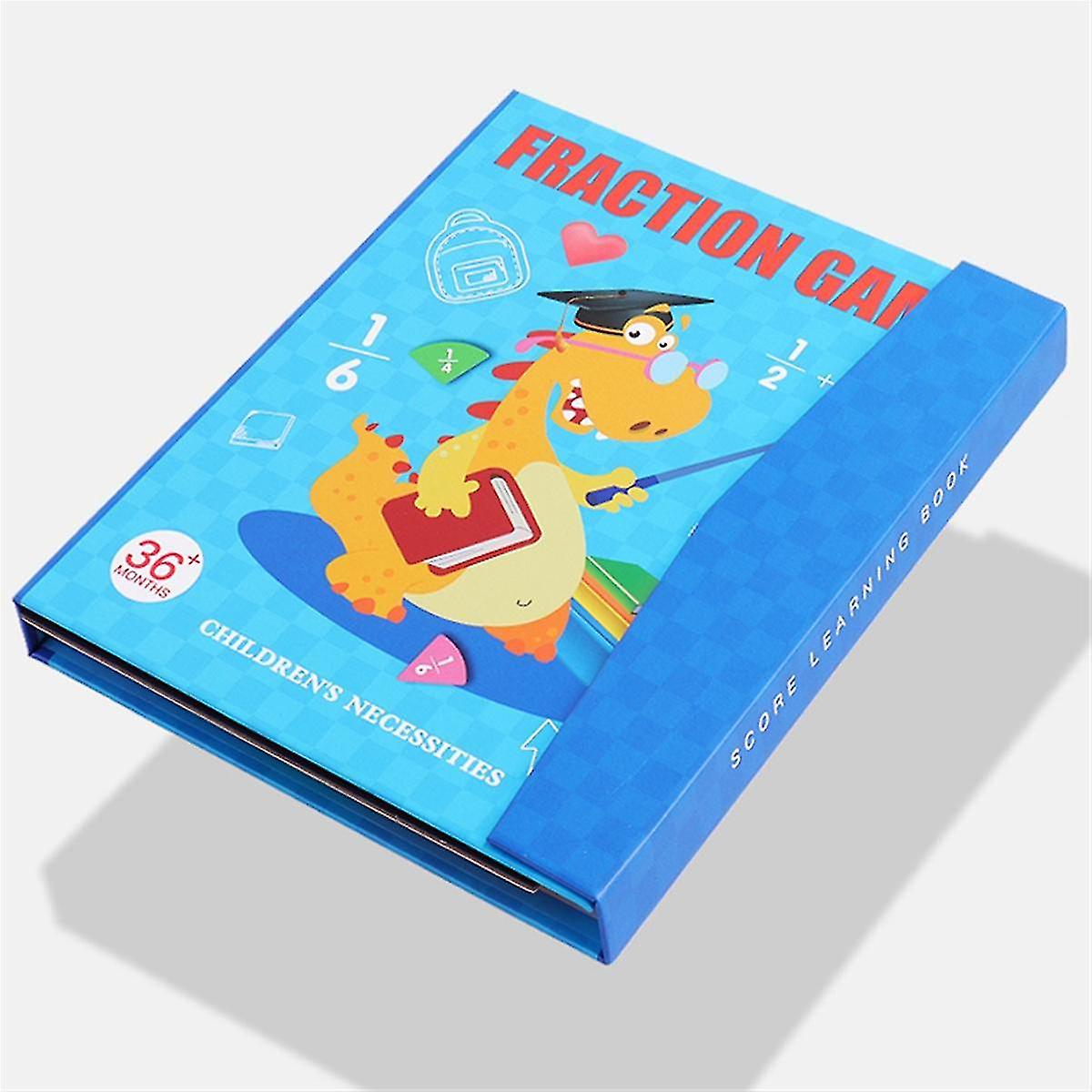 Children'S Magnetic Fraction Learning Math Toys Fraction Book Set ...