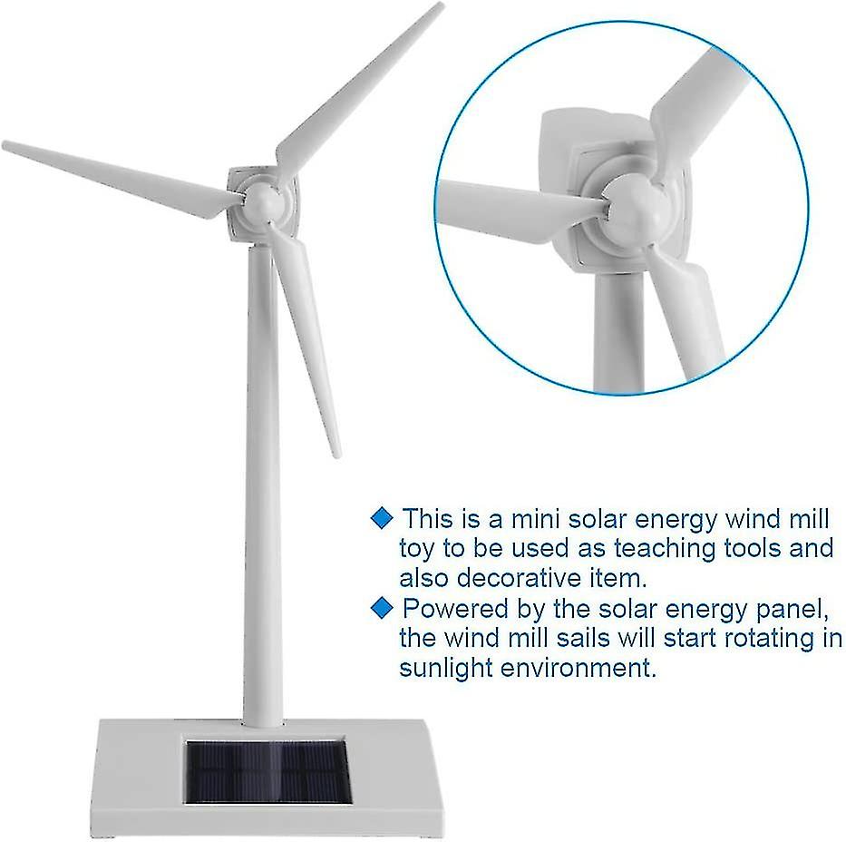 Kuuleyn Solar Wind Toy, Mini Solar Power Windmill Toy Kids Children ...