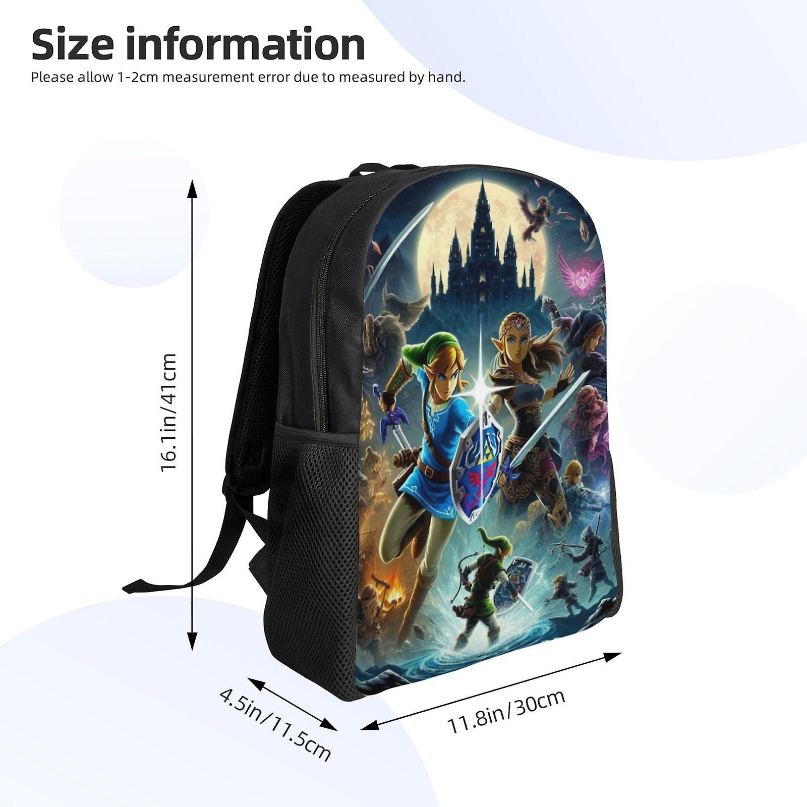 The Legend Of Zelda Kids Backpack School Bags Book Bags Travel Bag For ...