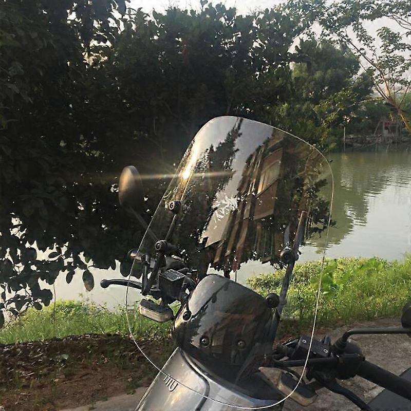 Universal Motorcycle Scooter Electric vehicle Windscreen Windshield For ...
