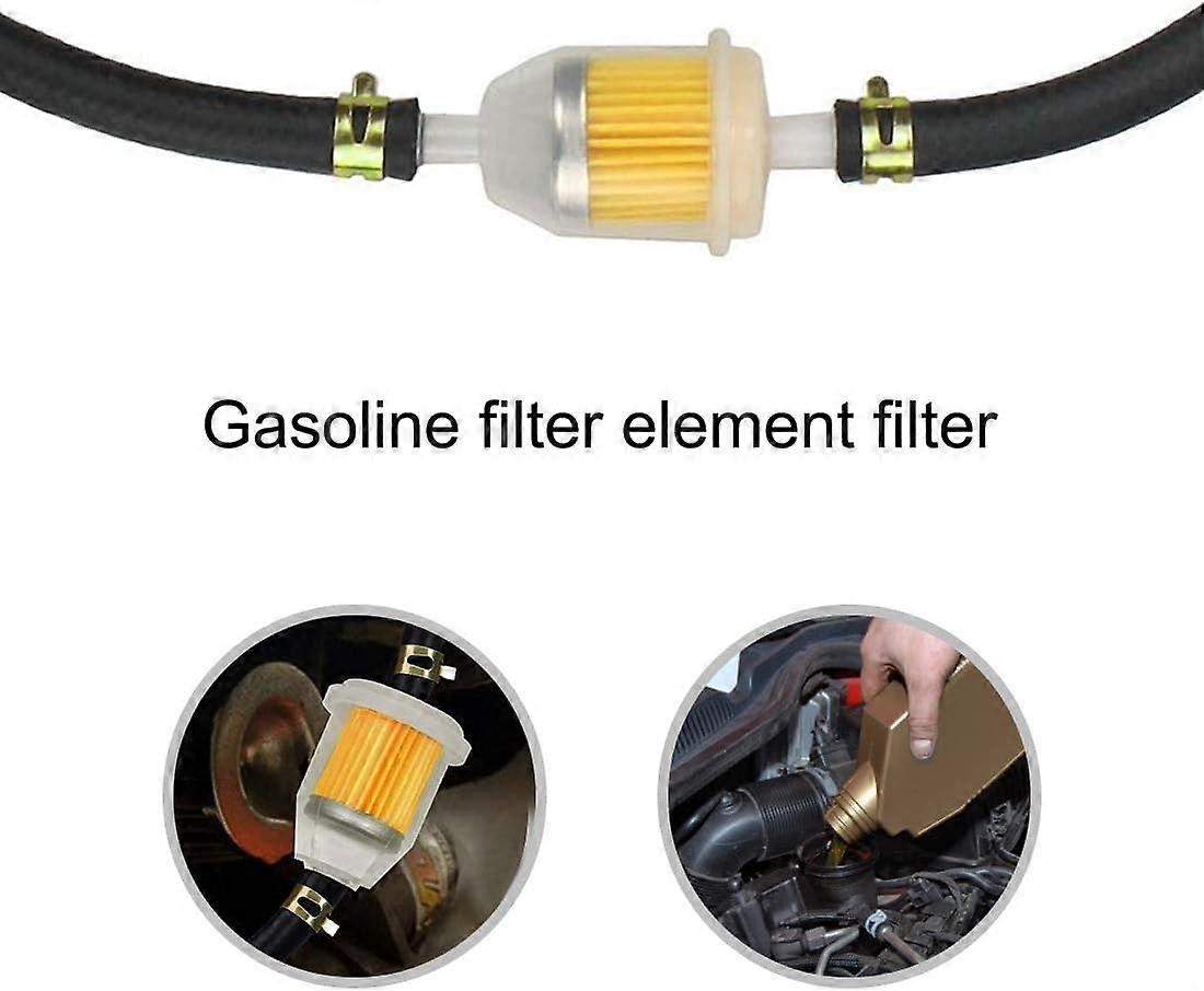 Gasoline Hose Kit, 2m 5mm Diameter Fuel Line + 2pcs Interface 5mm Fue ...