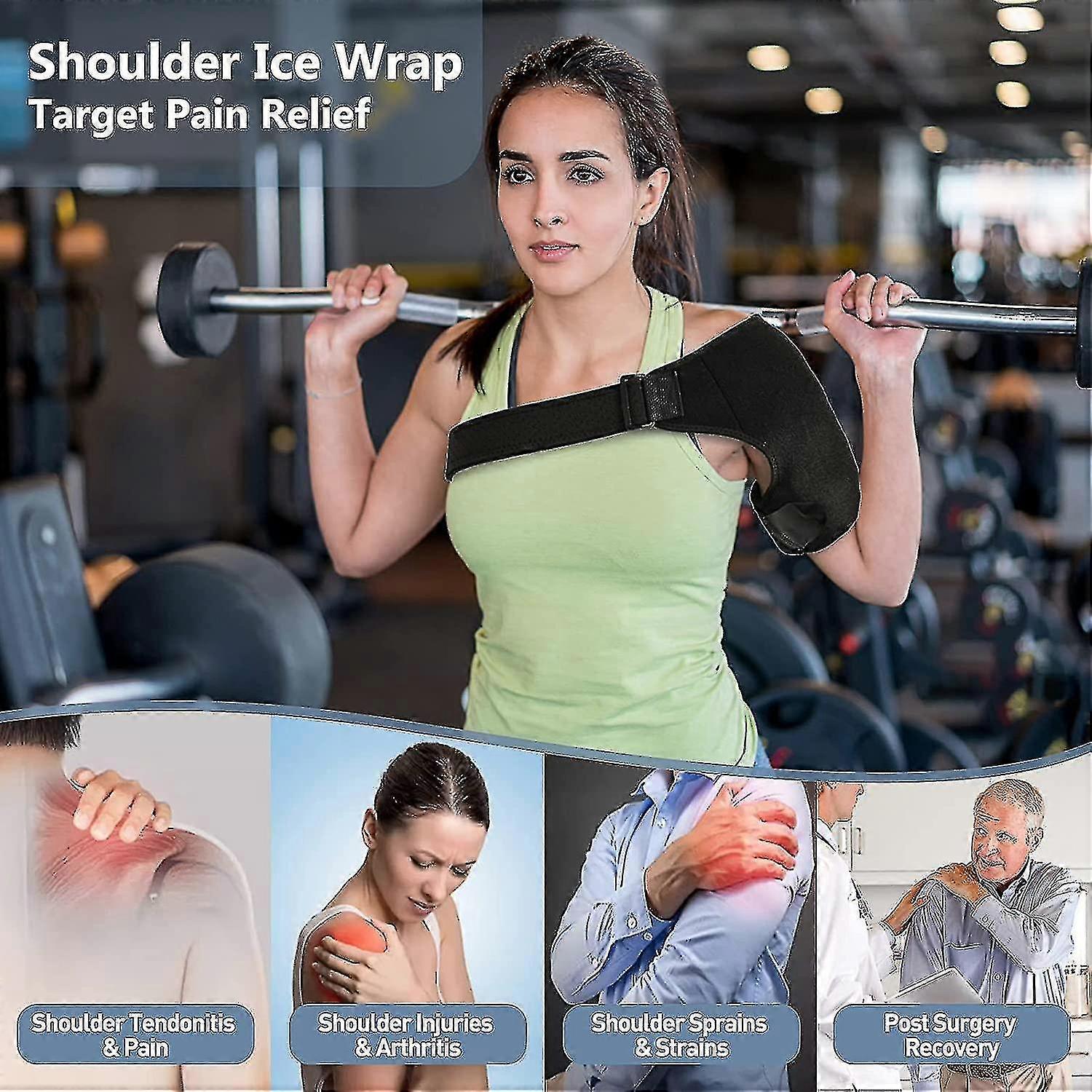 Shoulder Ice Pack Cold Therapy - Rotator Cuff Cold Therapy, Reusable ...