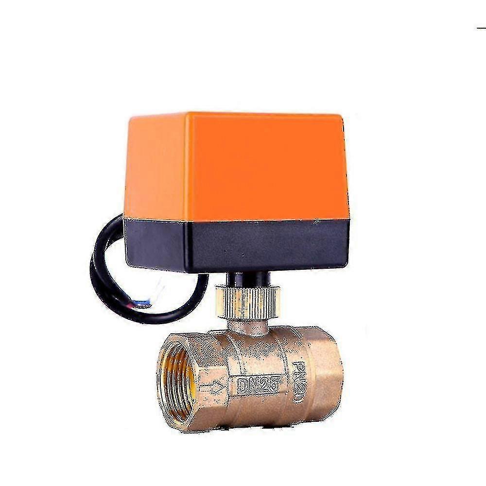 1/2" 3/4" 1" 2" Motorized Ball Valve 220v 12v 24v 3-wire 2 Point ...
