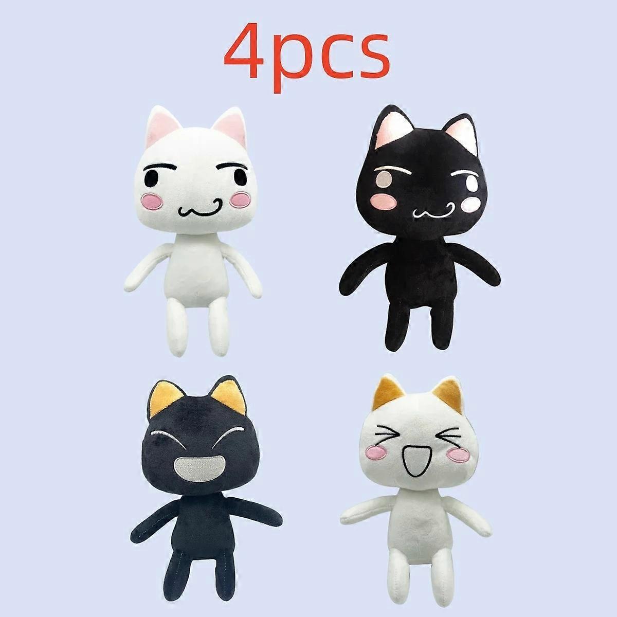 Rytanda Black Toro Inoue Cat Plush Toy Soft Stuffed Kittens Cute Animal ...