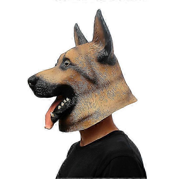 Dog Head Mask Halloween Party Dog Costume Masks Mask Super Bowl ...