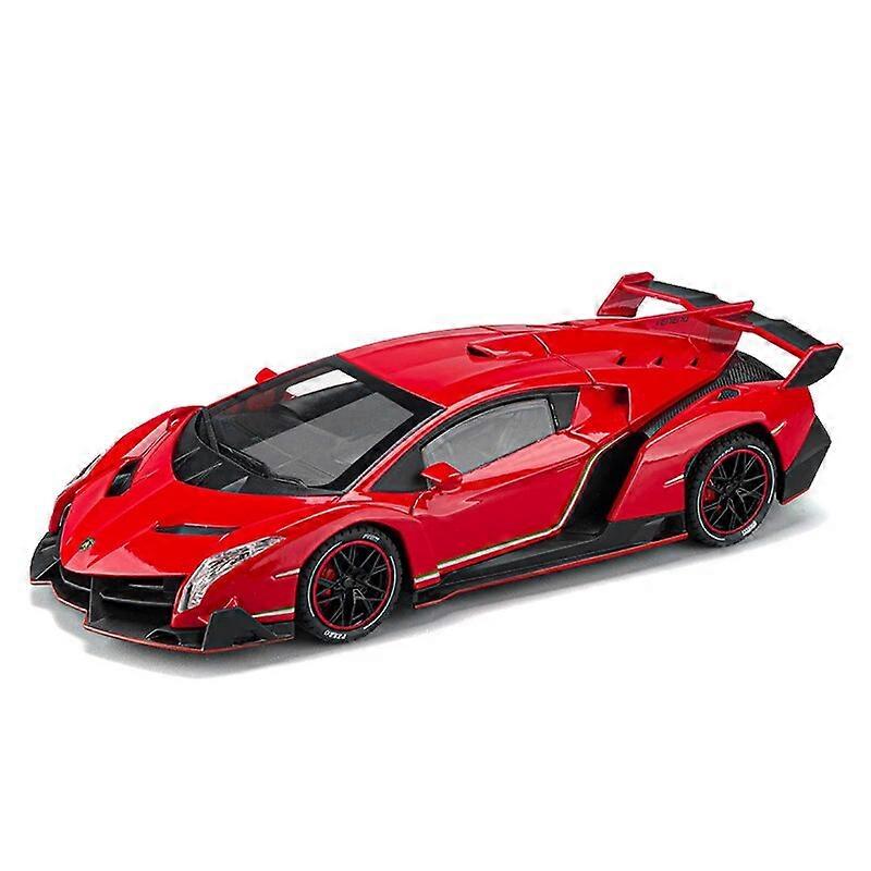 Diecast Car for Veneno Model Car 1/24 Scale Sports Toy Vehicle Door Can ...