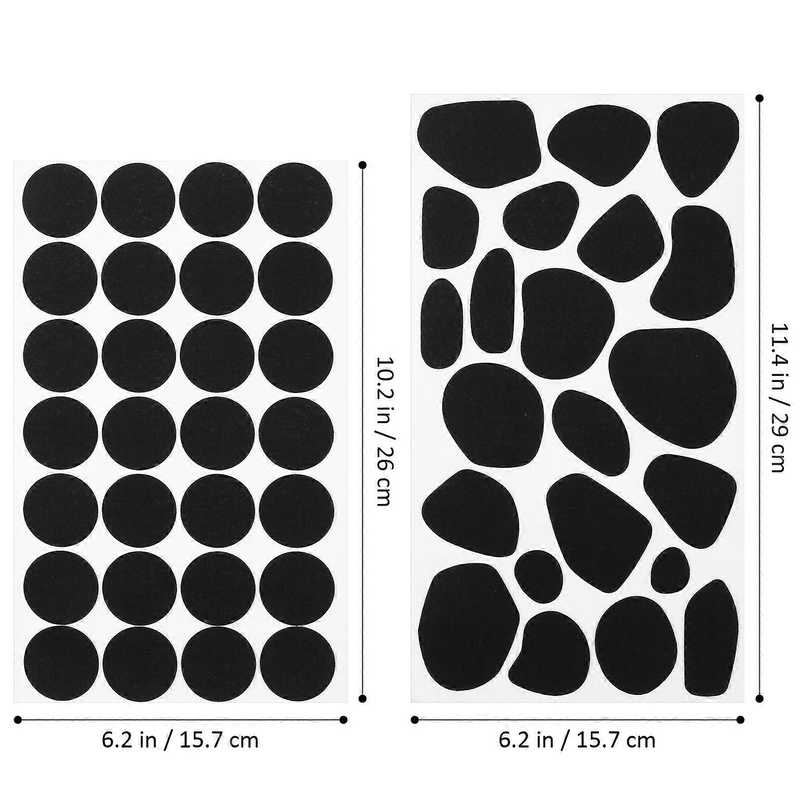 10 Sheets Adhesive Felt Stickers Adhesive Felt Spots Self Adhesive Felt ...