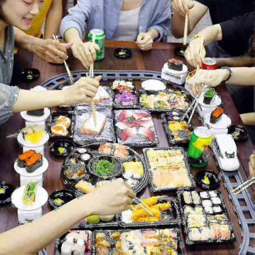 Sushi Train Rotary Sushi Toy Track Conveyor Belt Rotating Table Kid ...