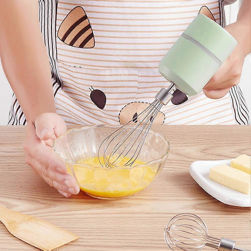 Electric Powered Whisk Rechargeable Cordless Hand Mixer for Cakes ...