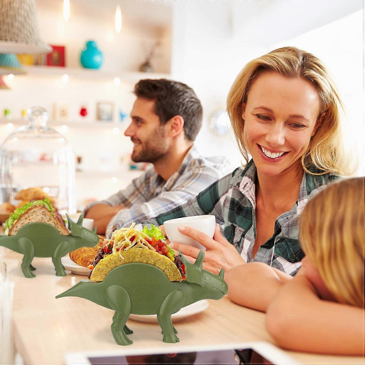 The Ultimate Dinosaur Taco Holder, Fun and Practical White Elephant ...