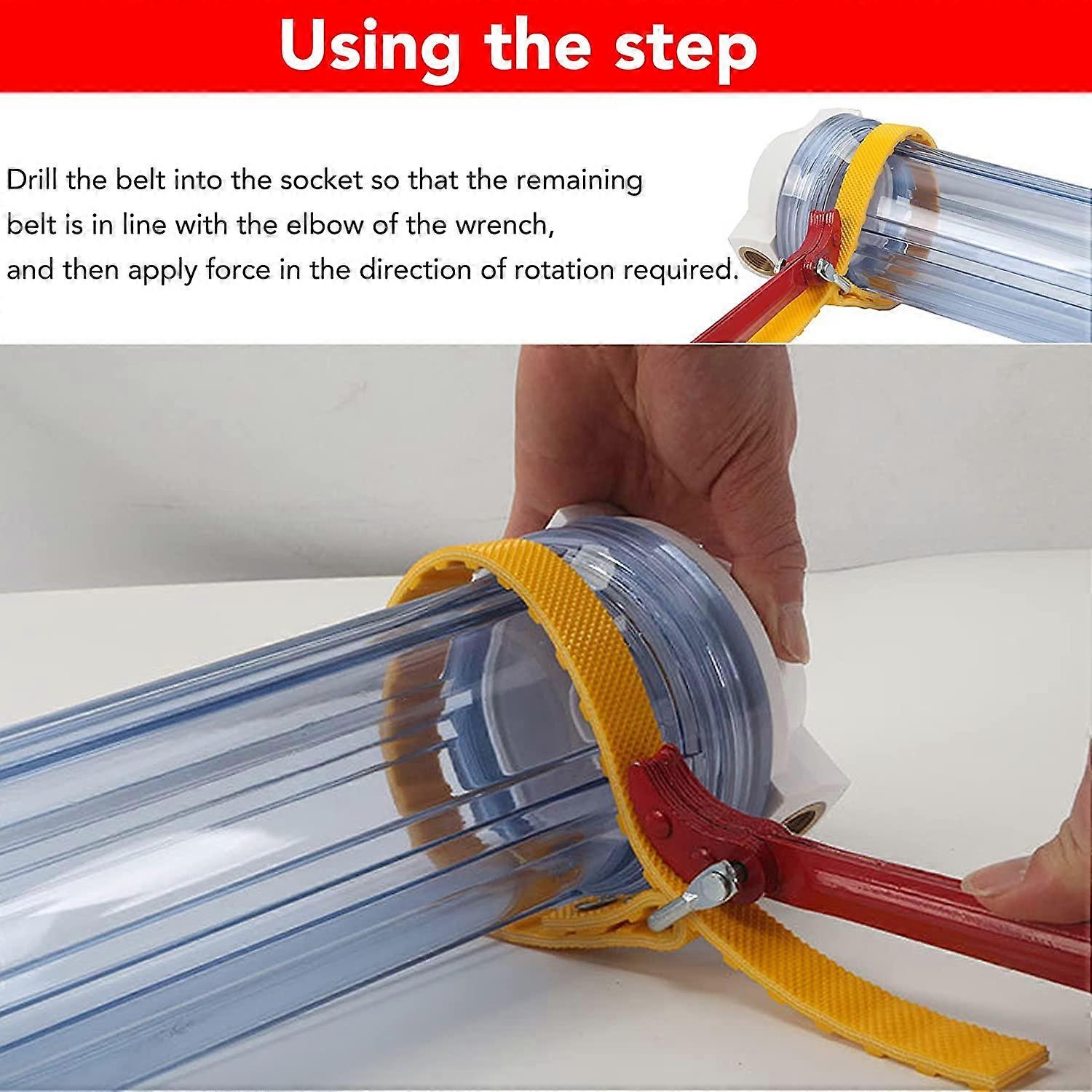 Strap Wrench Multifunctional Strap Wrench Rubber Strap Tensioner ...