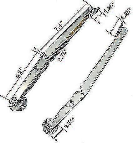 2 Pieces Gas Spring Lid Stay,heavy Duty Gas Spring ,100n/10kg Safety ...