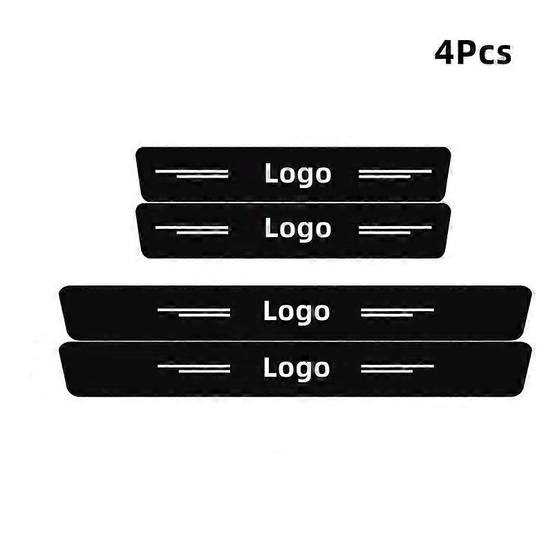 4Pcs Car Door Sill Door Edge Stickers Protect for Hyundai I30 I20 IX20 ...