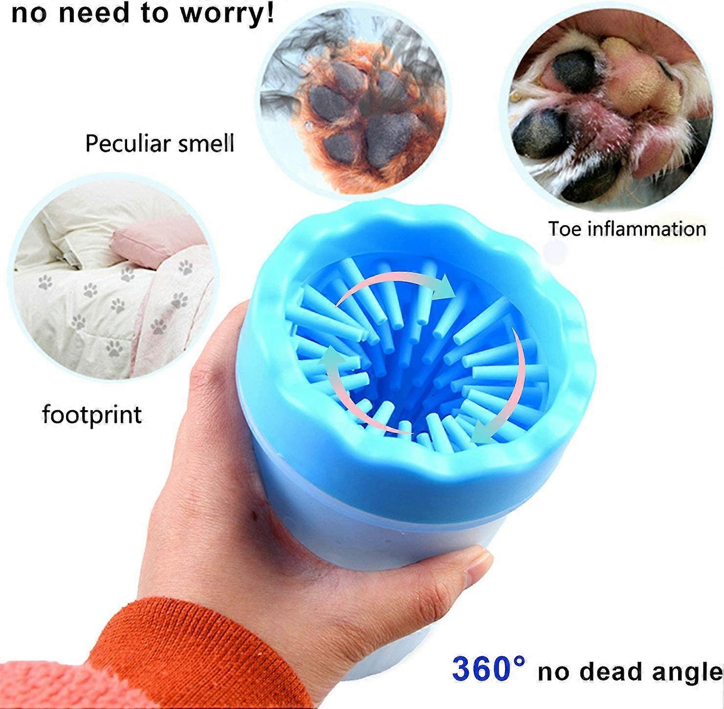 Dog Paw Cleaner, Portable Dog Paw Scrubber, Upgrade Dog Paw Cleaner ...