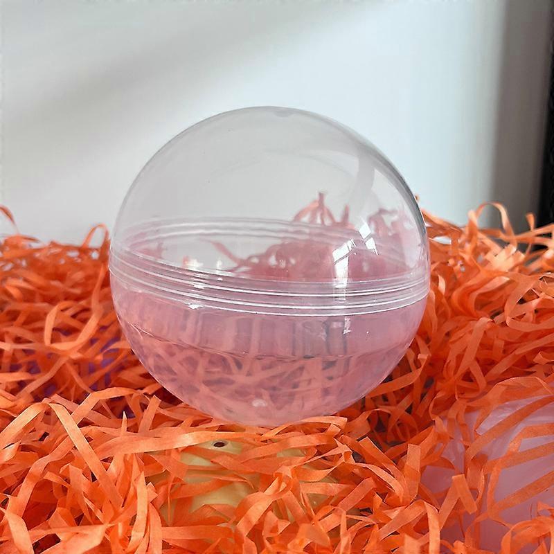 Pack of 100 Fillable Plastic Balls, Fillable Acrylic Balls, Craft Balls ...