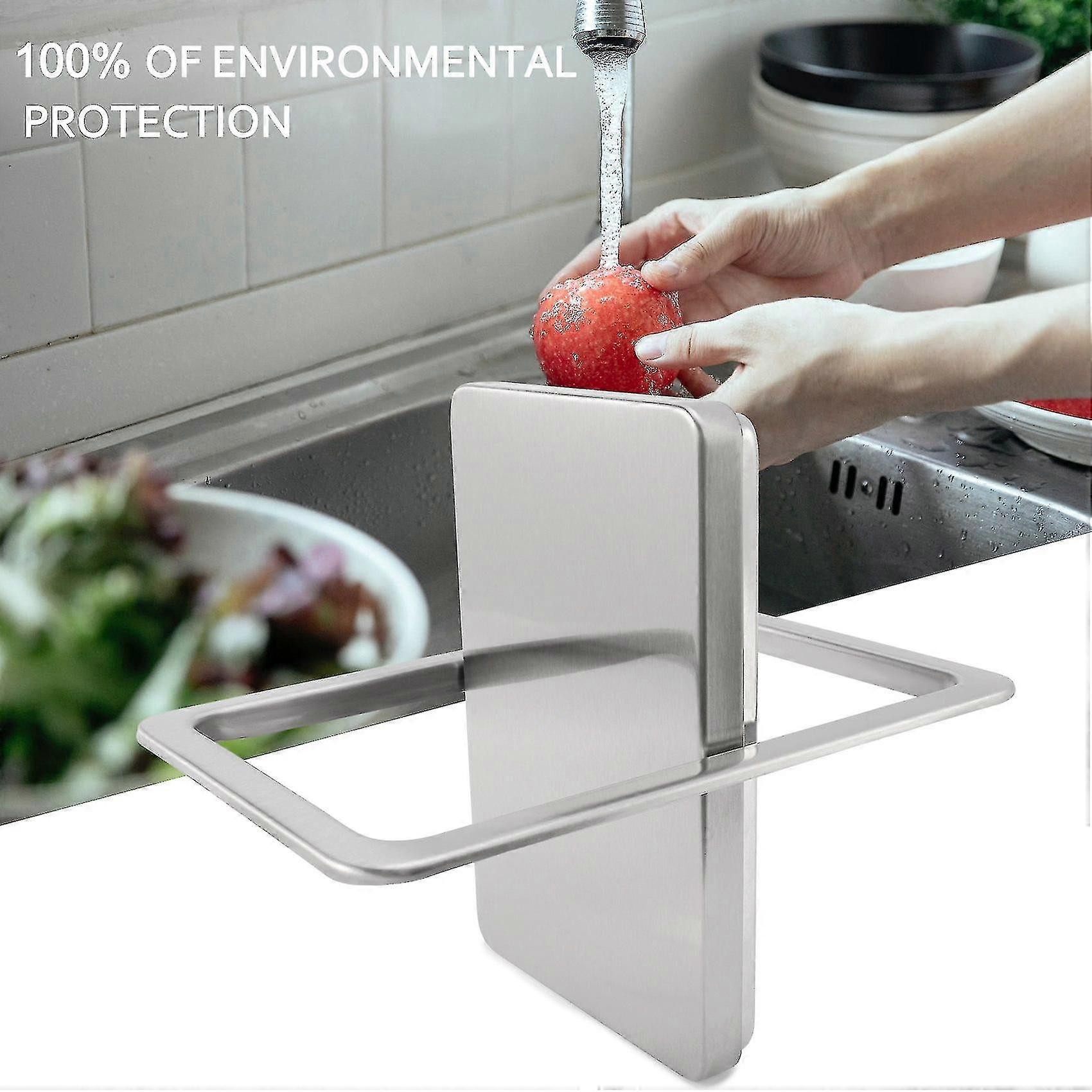 Stainless Steel Garbage Flap Lid Trash Bin Cover Flush Built-in Balance ...