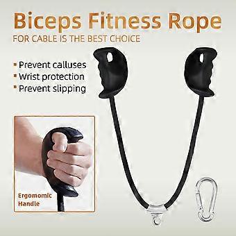Triceps Rope with Ergonomic Handles for Cable Machine Fitness Tricep ...