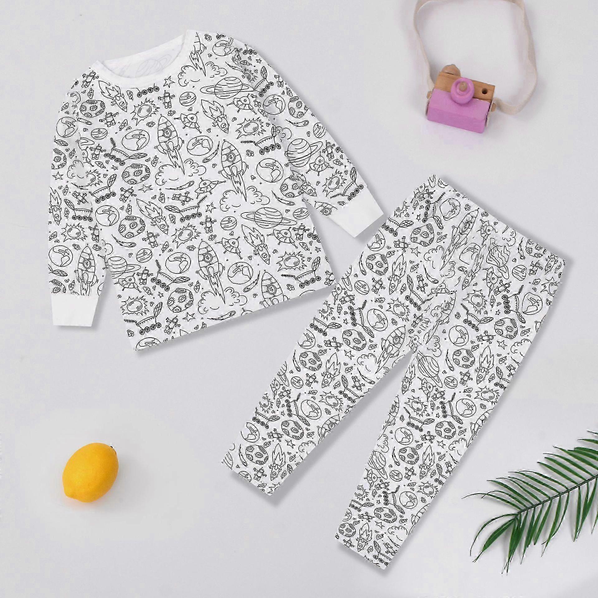 Creative Kids DIY Graffiti Pajamas Homewear Set, Colour Your Own ...