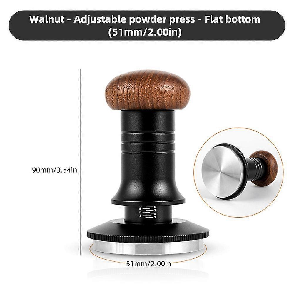 51mm Coffee Tamper 30lbs Calibrated Spring Loaded Tamper Adjustable ...