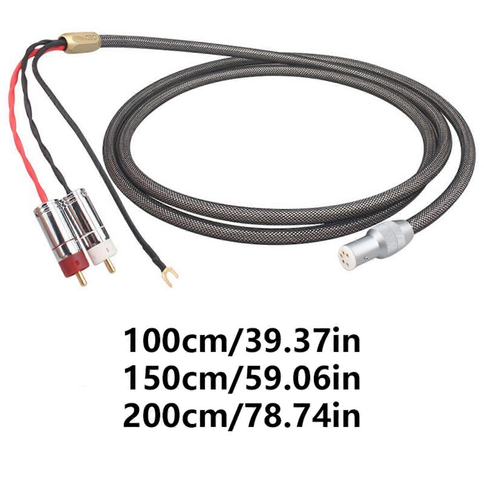 Ground Plugs Sound Phono Tonearm Cable with Ground Wire for Vinyls ...