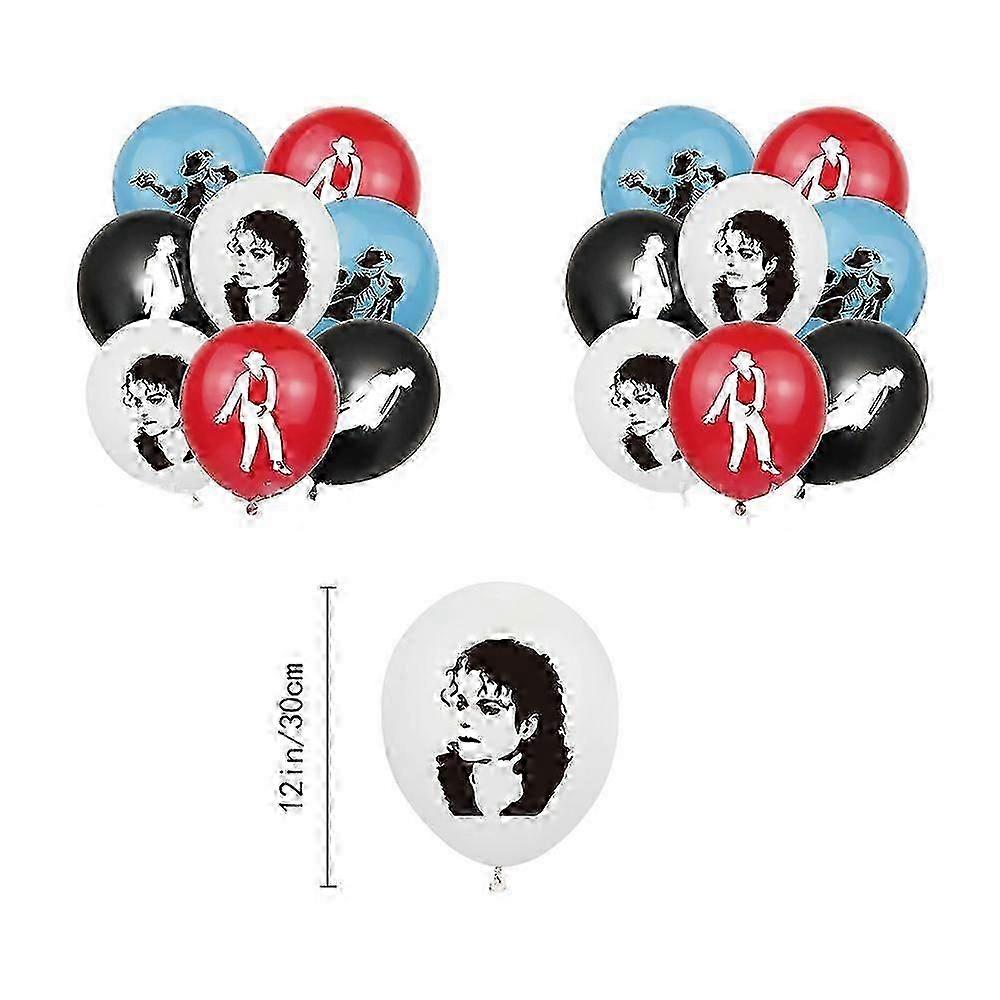 Michael Jackson Theme Birthday Party Decor Supplies Balloons Kit Banner ...