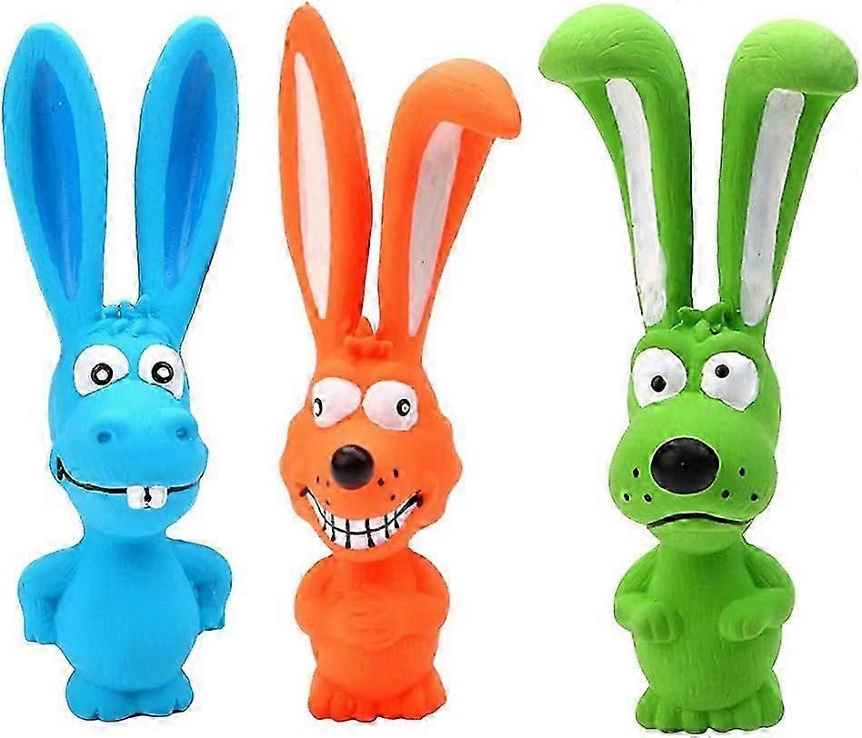 Pet Latex Squeaker Toy with Pet Blades - Blue | Fruugo UK